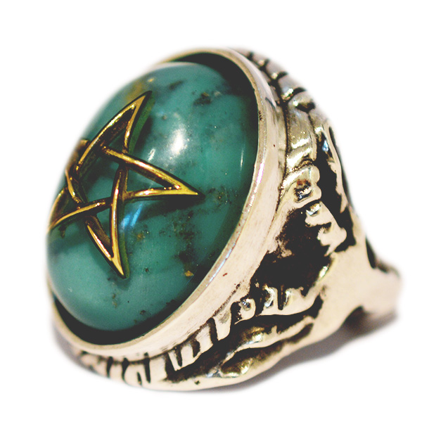 アレックスストリーター ALEX STREETER エンジェルハートリング【スプリングリミテッド】ターコイズ 18Kゴールドインフィニティ ...