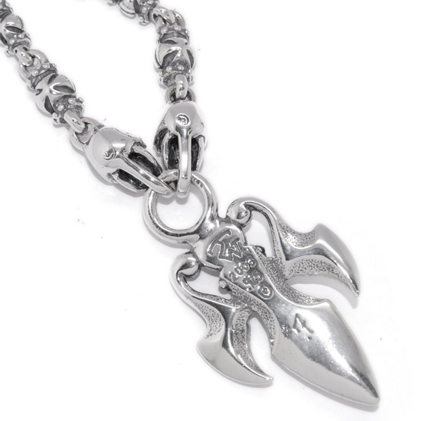 トラヴィスワーカー TRAVIS WALKER The Trident w/2 Skull w/Integrated Royal Cross ...